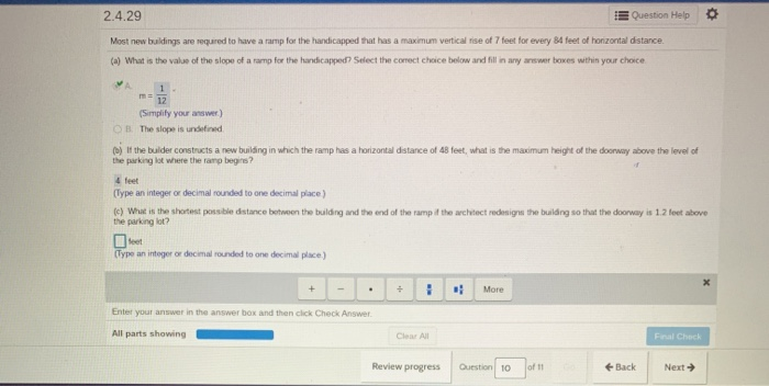 Solved 2.4.29 Question Help Most new buildings are required | Chegg.com