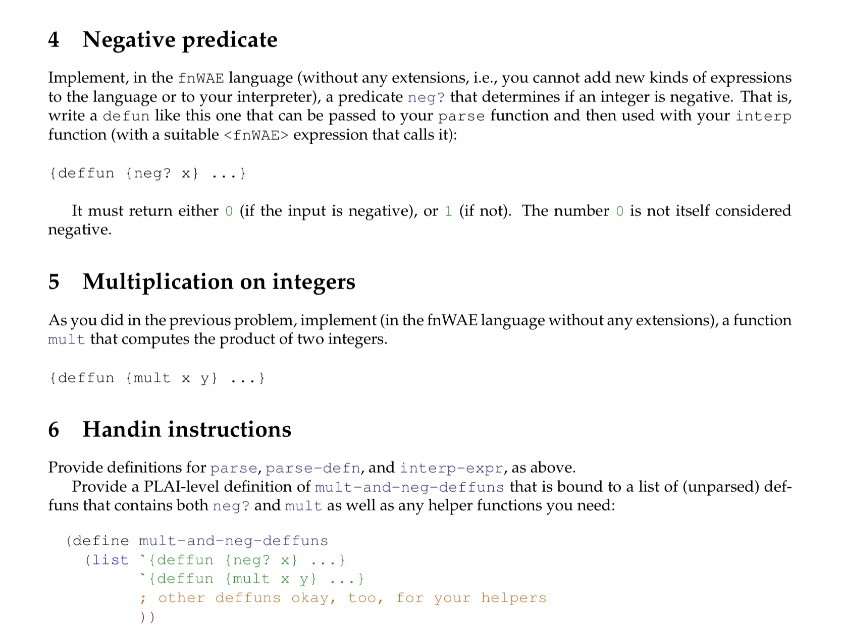 Solved 1 ﻿Functions with Multiple Arguments (with Deferred | Chegg.com