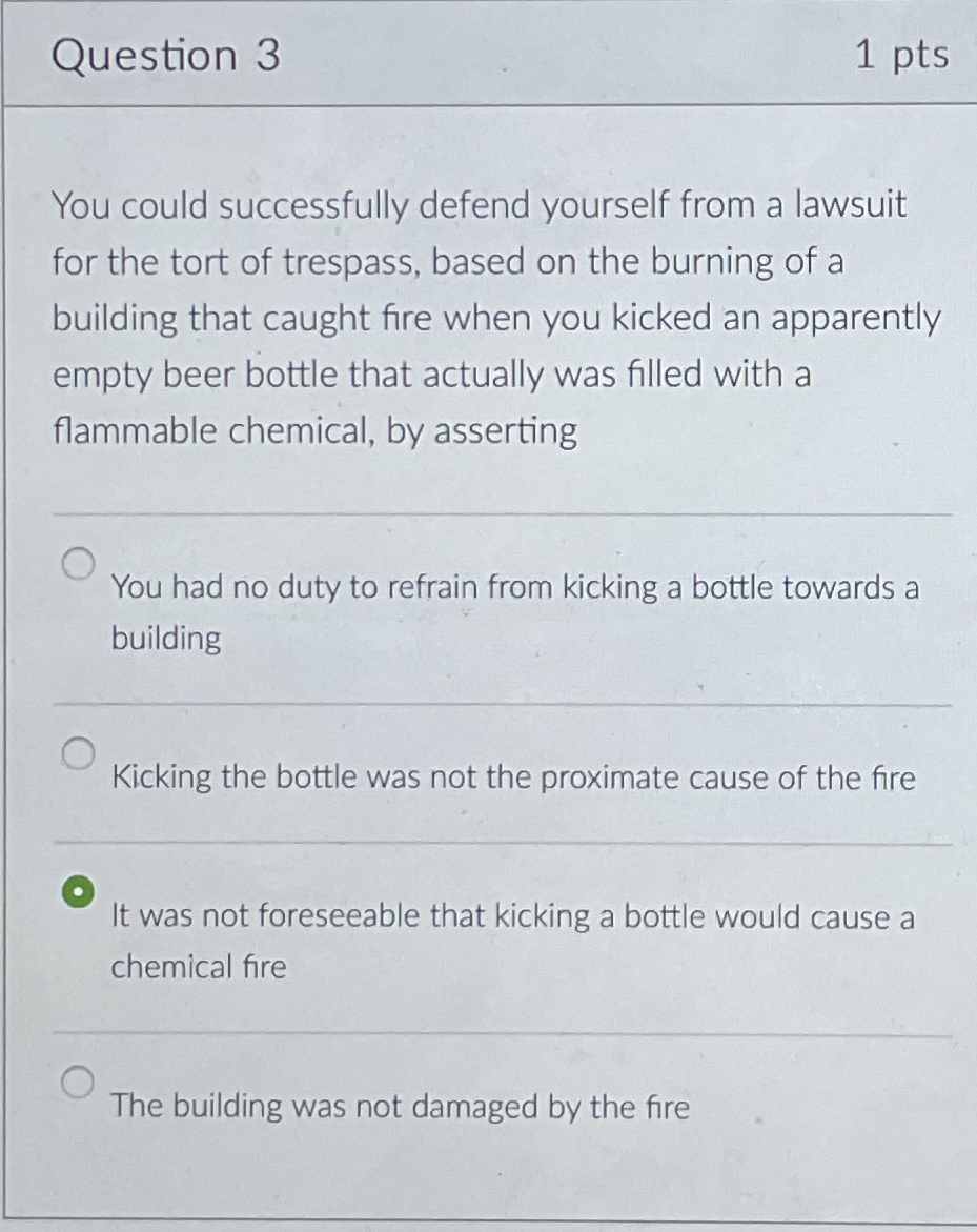 Solved Question 31 ﻿ptsYou could successfully defend | Chegg.com