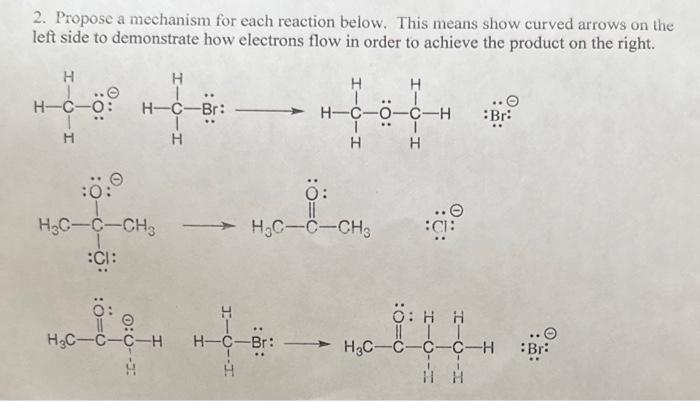 Solved 1. Predict the product of the reaction mechanisms. | Chegg.com