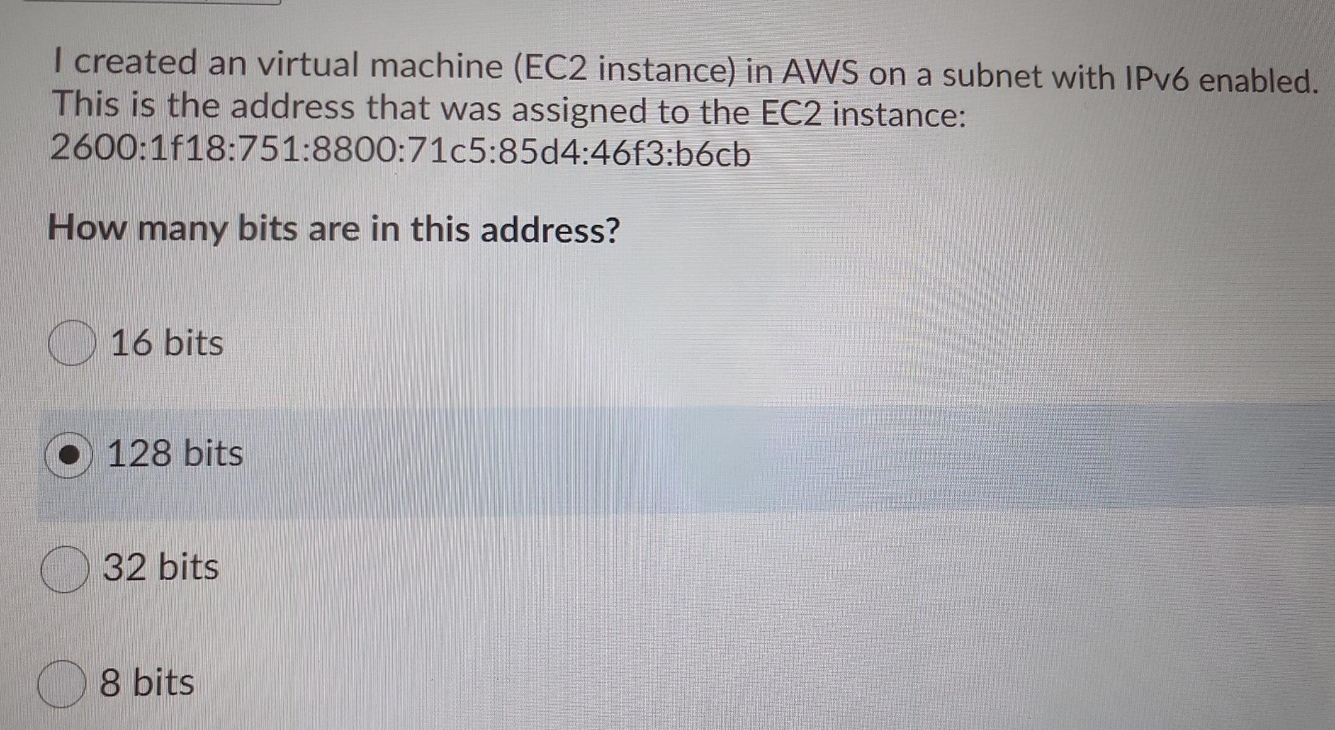 Solved I Created An Virtual Machine Ec2 Instance In Aws On 