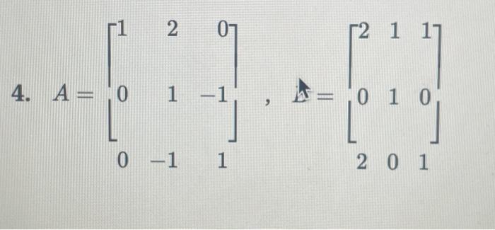 Solved Show that A and B are not similar matrices | Chegg.com