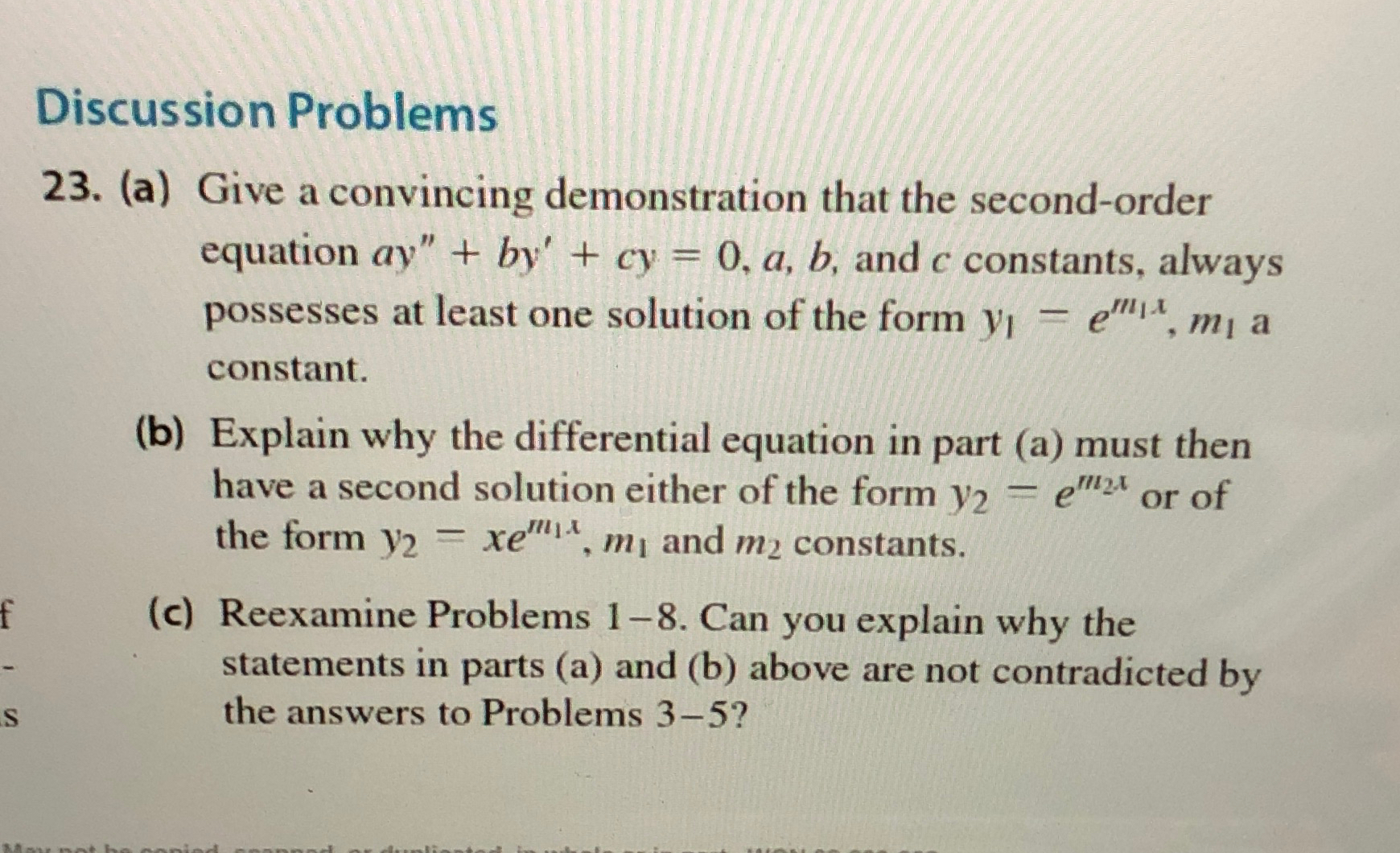 Solved Discussion Problems23. (a) ﻿Give a convincing | Chegg.com