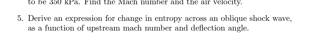 Solved Derive an expression for change in entropy across an | Chegg.com