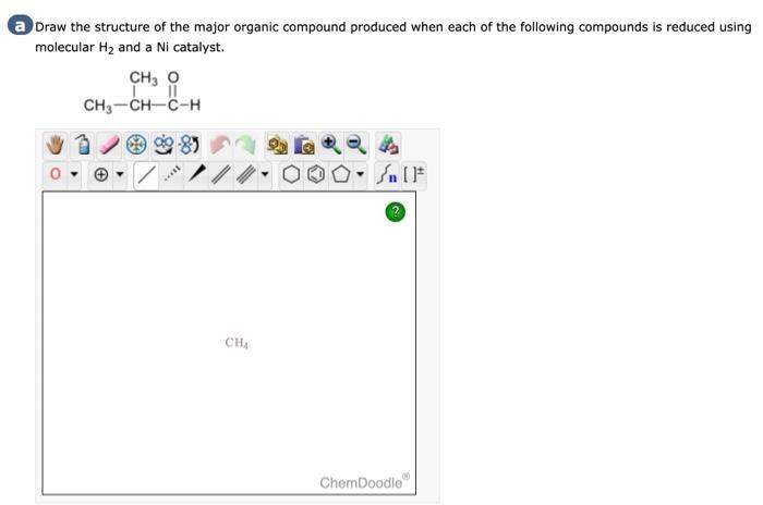 Solved (bDraw the structure of the major organic compound | Chegg.com