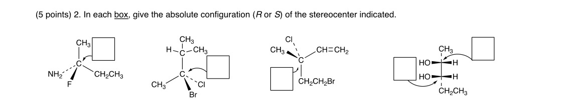 Solved (5 ﻿points) 2. ﻿In each box, give the absolute | Chegg.com