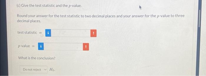 Solved Test Whether There Is A Difference Between Two Groups 2808