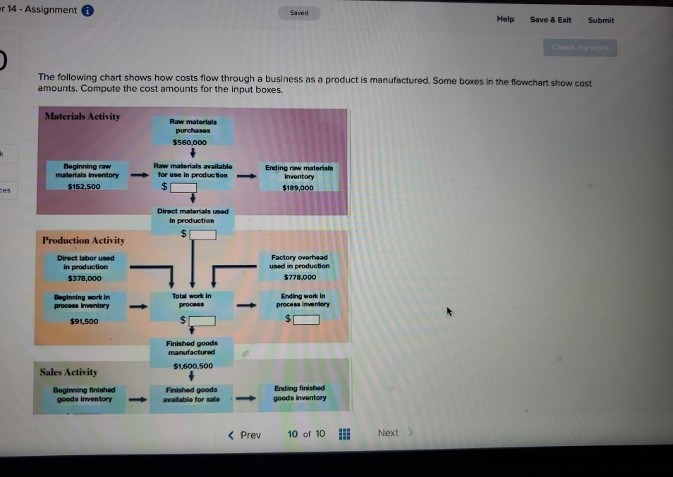 Solved er 14 - Assignment i Saved Help Save & Exit Submit | Chegg.com