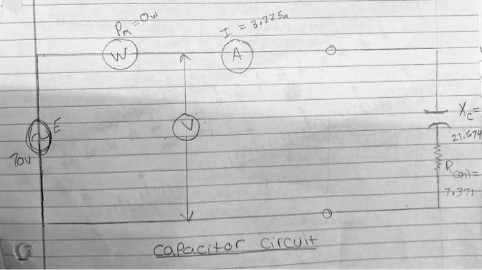 d) Draw the current/voltage vector diagram using IR | Chegg.com