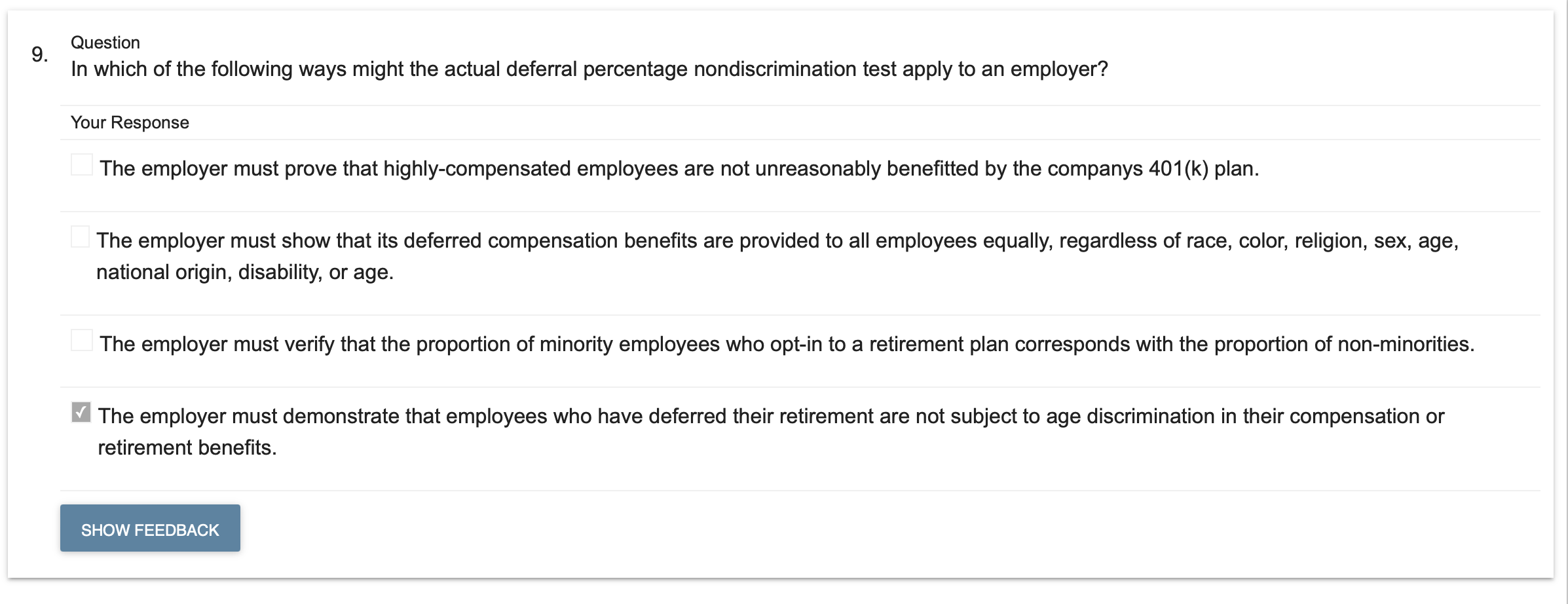 Solved QuestionIn which of the following ways might the | Chegg.com