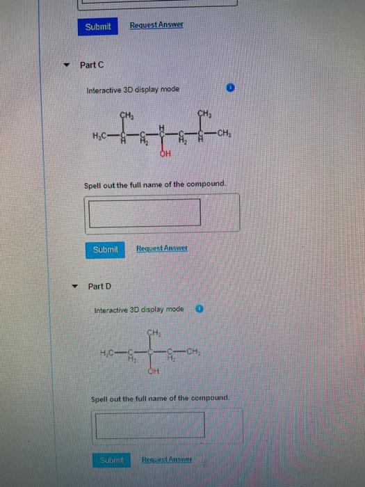 Solved Part A Interactive 3D display mode HC- 80 Spell out | Chegg.com