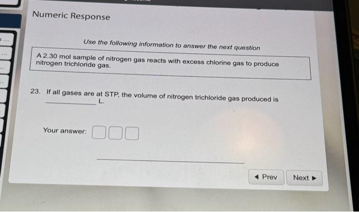 Solved 5... Numeric Response Use the following information | Chegg.com