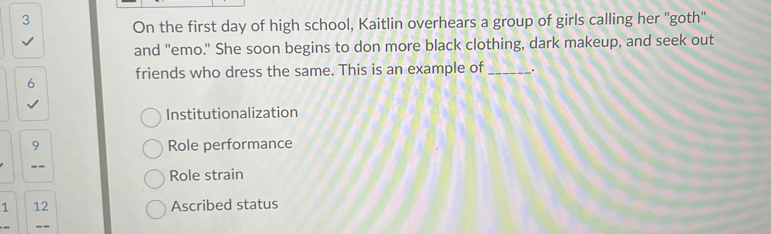 Solved 3On the first day of high school, Kaitlin overhears a | Chegg.com