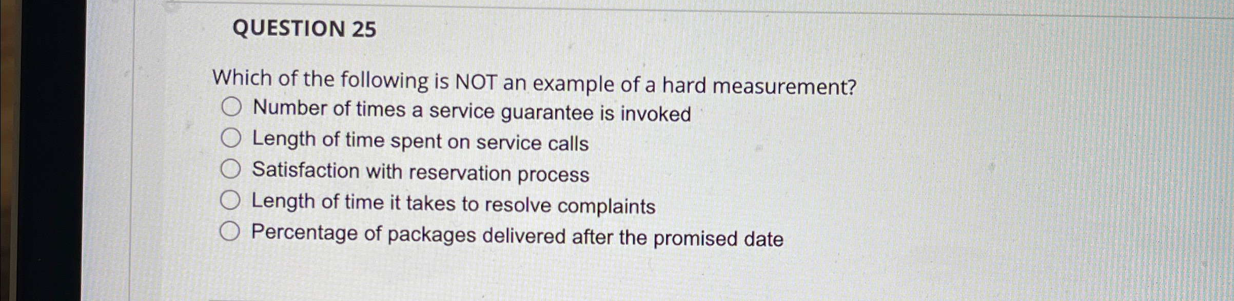 Solved QUESTION 25Which of the following is NOT an example | Chegg.com