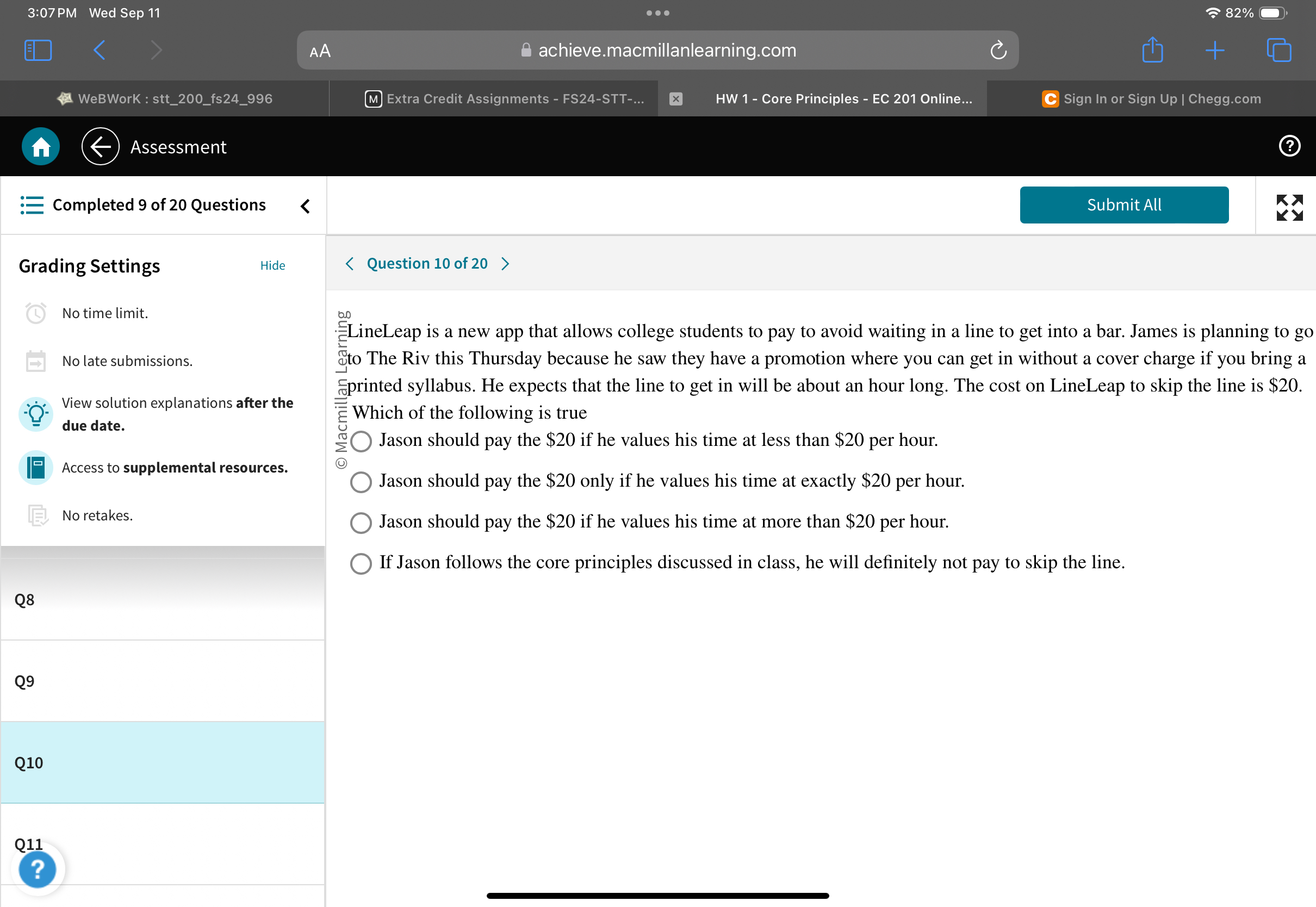 Solved LineLeap is a new app that allows college students to | Chegg.com