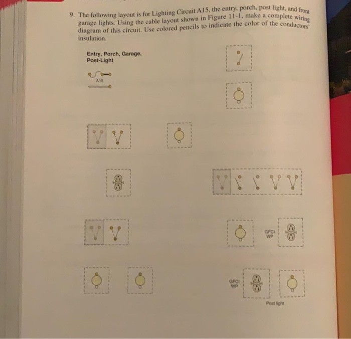 ost light, and front complete wiring 9. The following | Chegg.com