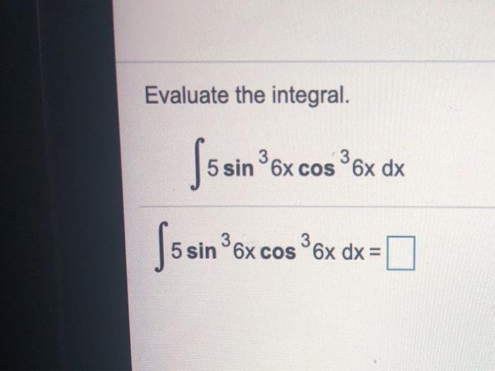 Solved Evaluate the integral. sin 3x cos 8x dx S sin S sin | Chegg.com