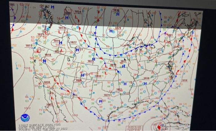 Solved What is the weather data (air temp, dew pt., wind | Chegg.com