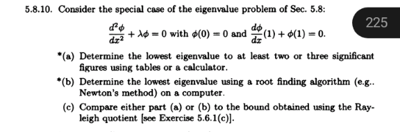 10. Consider the special case of the eigenvalue | Chegg.com