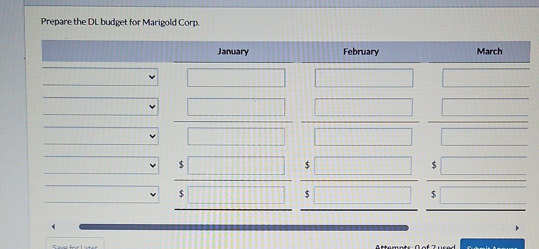 Solved The management team at Marigold Corporation is | Chegg.com