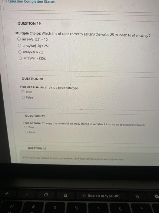 Solved Question Completion Status: QUESTION 19 Multiple | Chegg.com