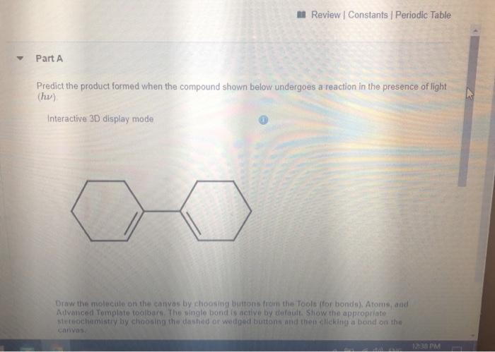 Solved A Review | Constants Periodic Table Part A Predict | Chegg.com