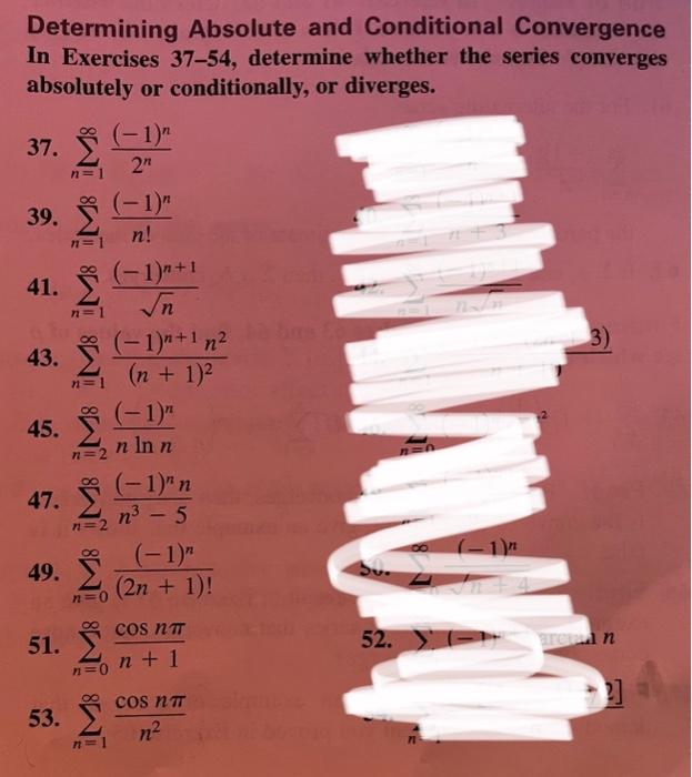 Solved Determining Absolute and Conditional Convergence In | Chegg.com