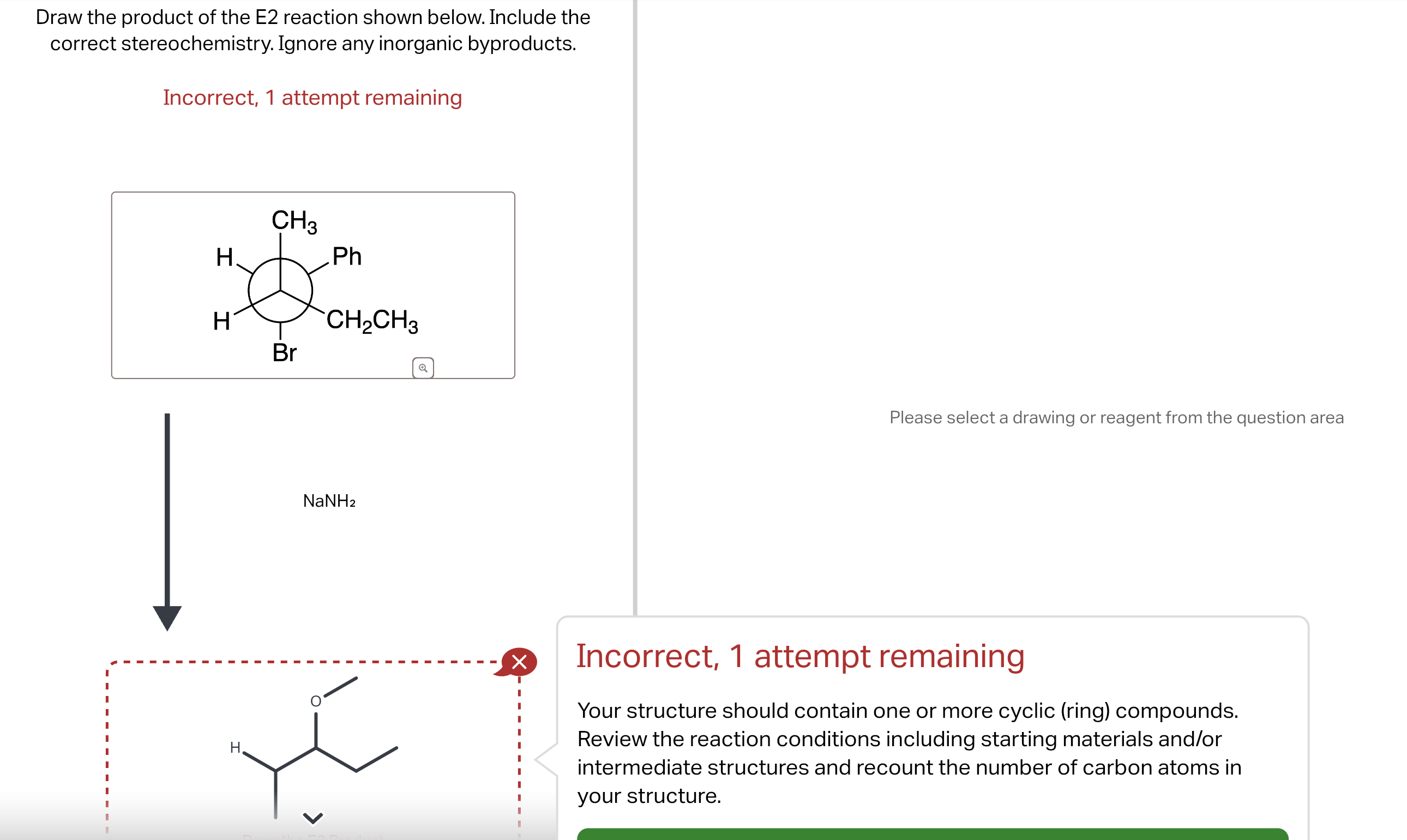 Solved Please select a drawing or reagent from the question | Chegg.com