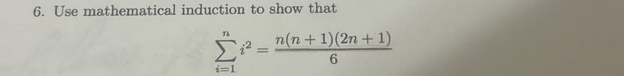 Solved Use mathematical induction to show | Chegg.com