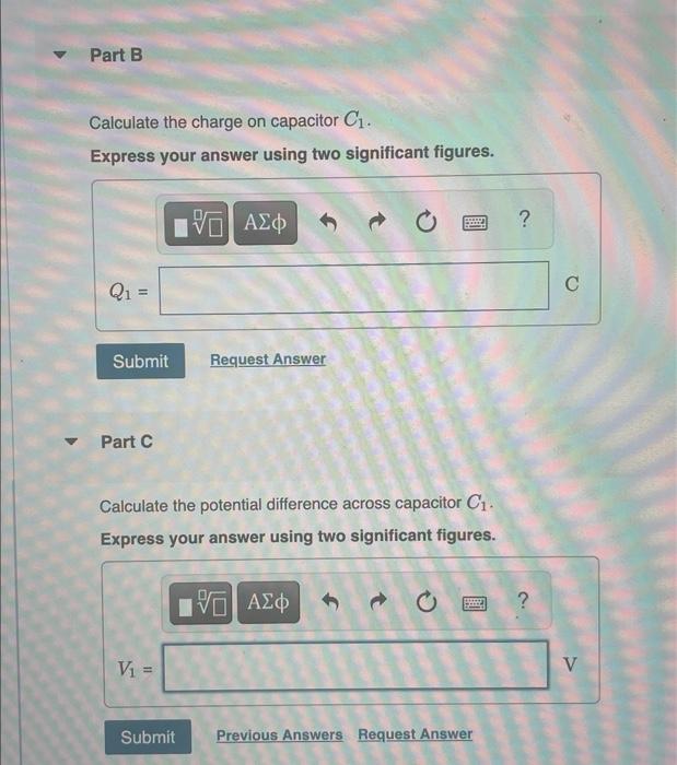 Solved In the figure (Figure 1), C1=C5=8.9μF and C2=C3 | Chegg.com