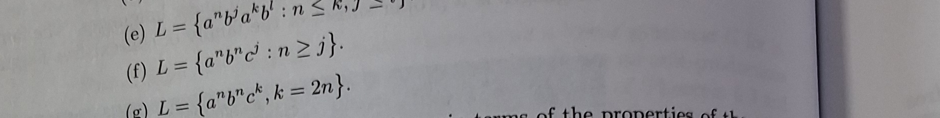 Solved Determine whether or not the following languages are | Chegg.com