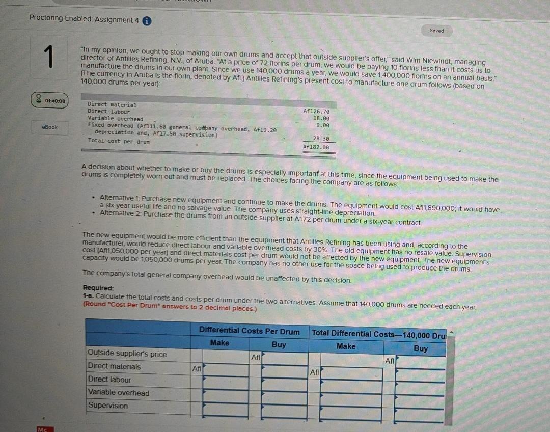 Solved Proctoring Enabled: Assignment 4 (i 1 "In my opinion, | Chegg.com