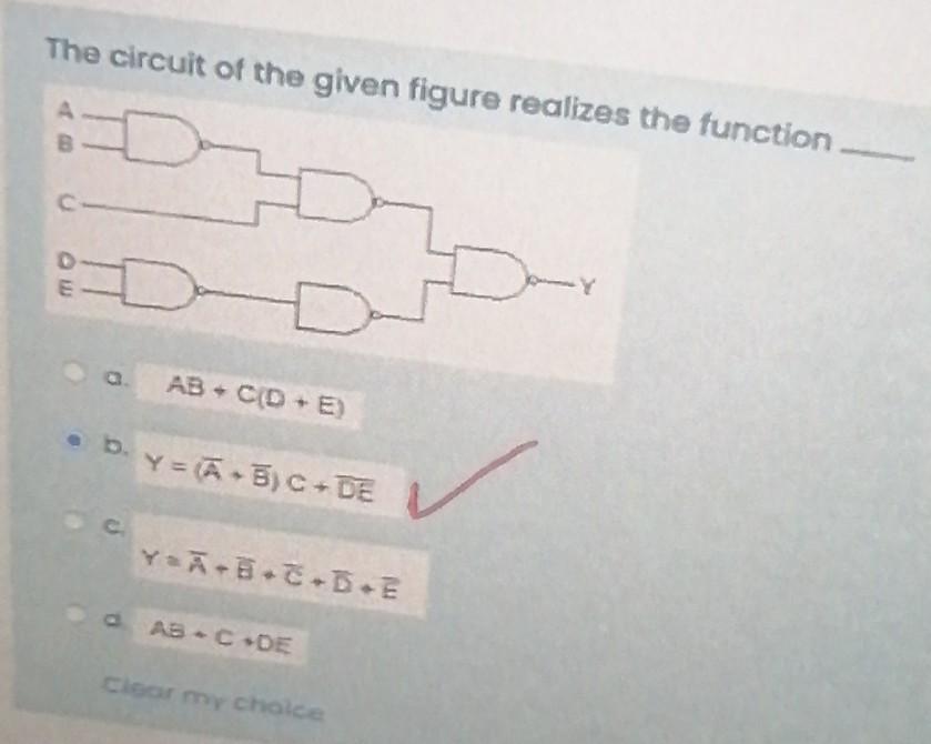 Solved The circuit of the given figure realizes the function | Chegg.com