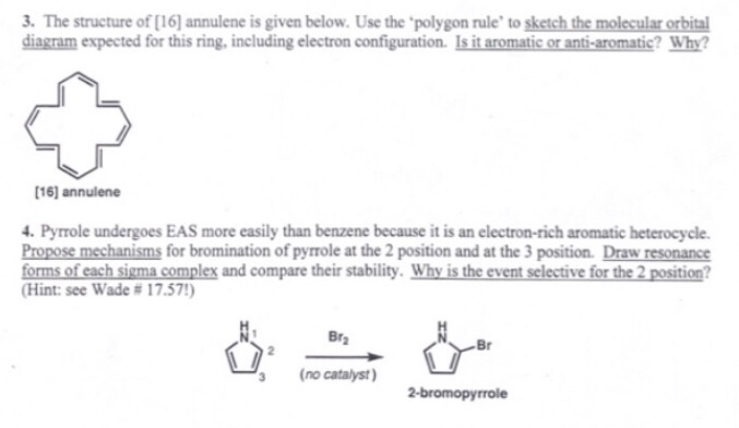 Solved the structure of 16 annuelene is given below. use the | Chegg.com