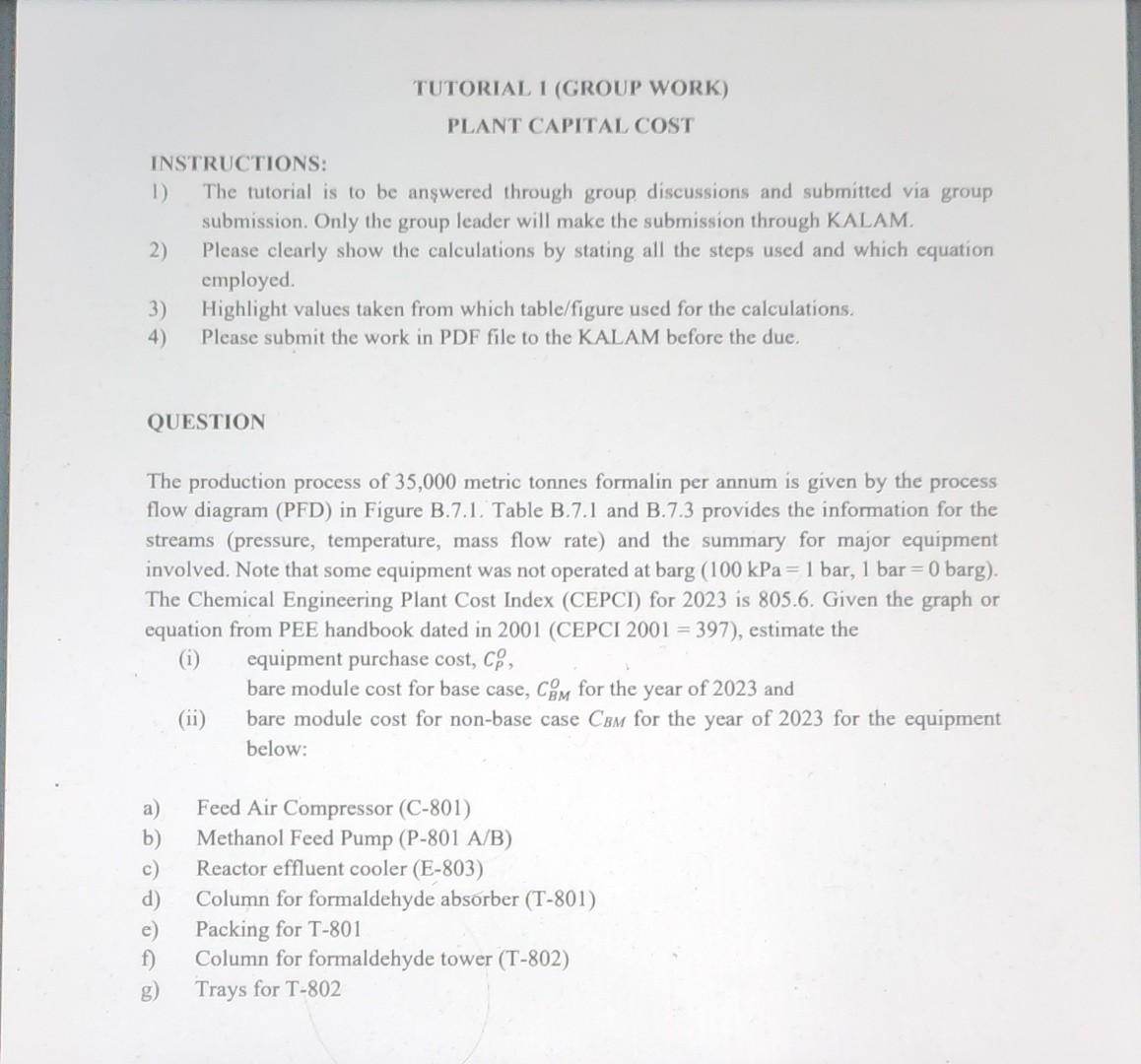 Solved INSTRUCTIONS: 1) The tutorial is to be anşwered | Chegg.com