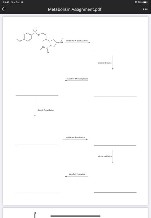redraw the structures after underging different | Chegg.com