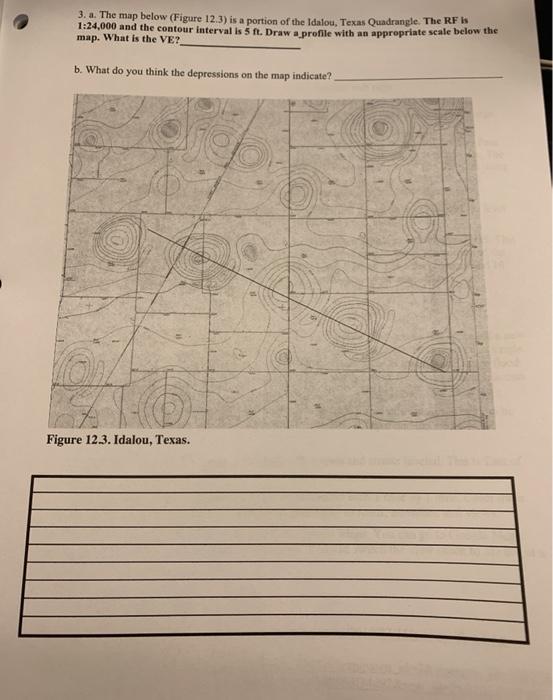 Solved GEOG 1401 2020/2021 113 12. Topographic Profiles This | Chegg.com