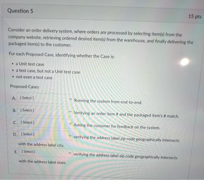 Solved Consider an order delivery system, where orders are | Chegg.com