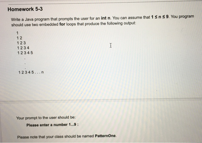 Solved Homework 5 3 Write A Java Program That Prompts The