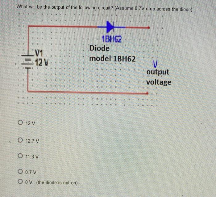 Solved What will be the output of the following circuit? | Chegg.com