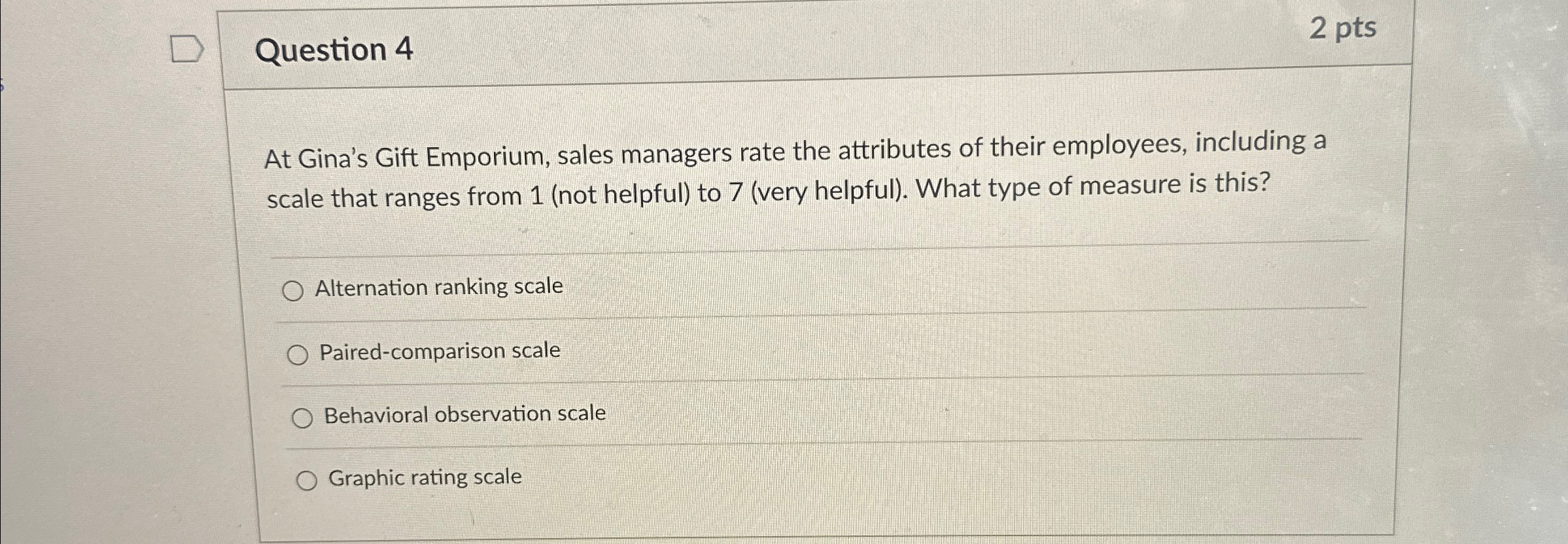 Solved Question 42 ﻿ptsAt Gina's Gift Emporium, sales | Chegg.com