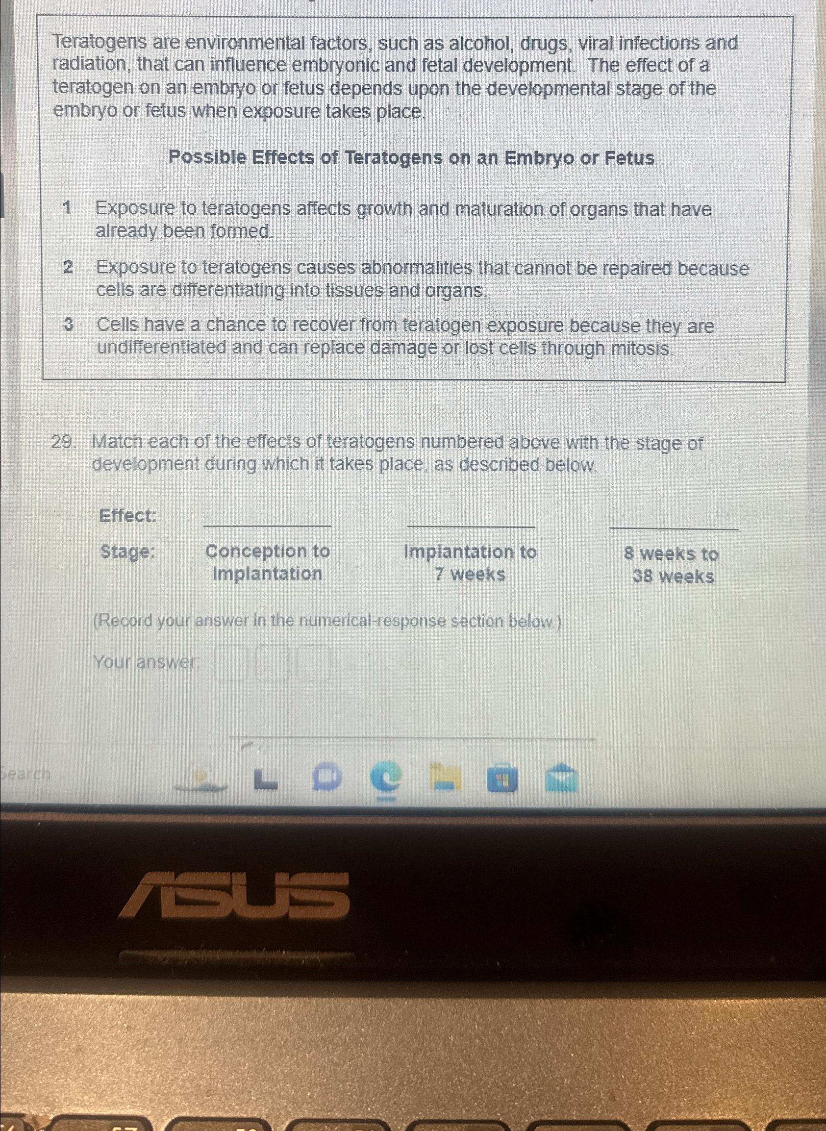 Solved Teratogens are environmental factors, such as | Chegg.com
