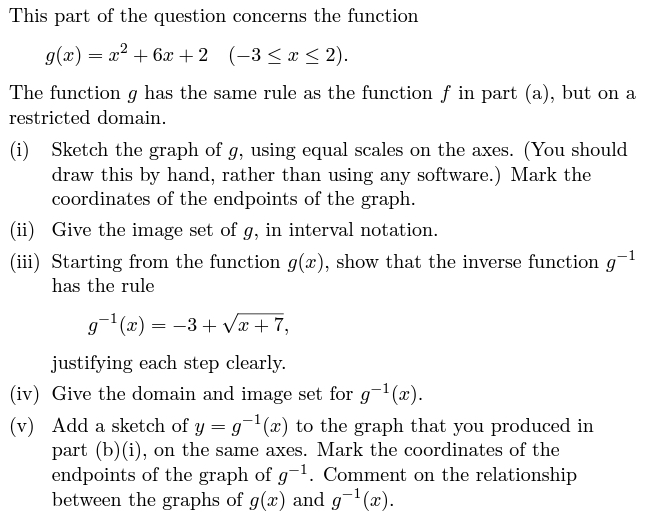 Solved This part of the question concerns the | Chegg.com