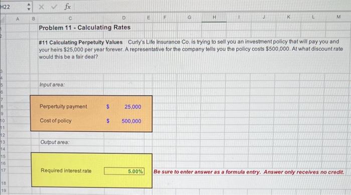 Solved \#11 Calculating Perpetuity Values Curly's Life | Chegg.com