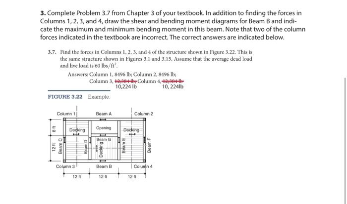 Solved 3. Complete Problem 3.7 from Chapter 3 of your | Chegg.com