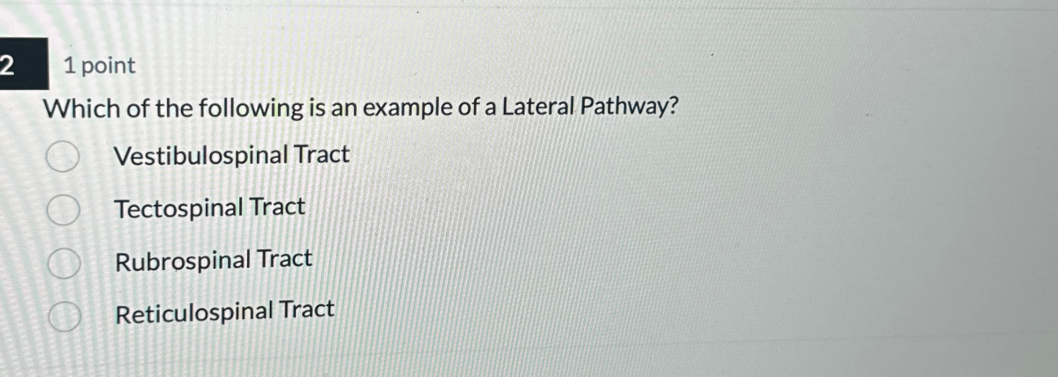 Solved 21 ﻿pointWhich of the following is an example of a | Chegg.com
