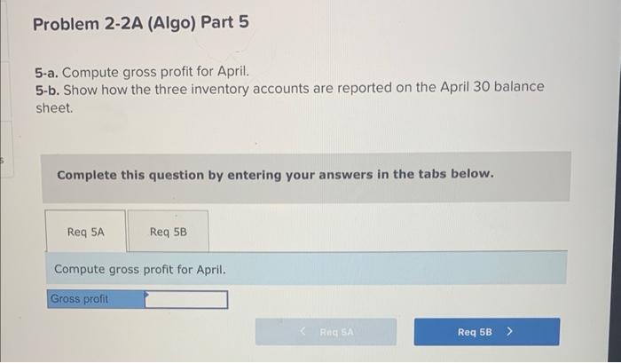 Solved Required information Problem 2-2A (Algo) Computing | Chegg.com