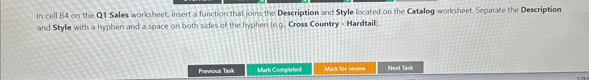 Solved In cell B4 ﻿on the Q1 ﻿Sales worksheet, insert a | Chegg.com