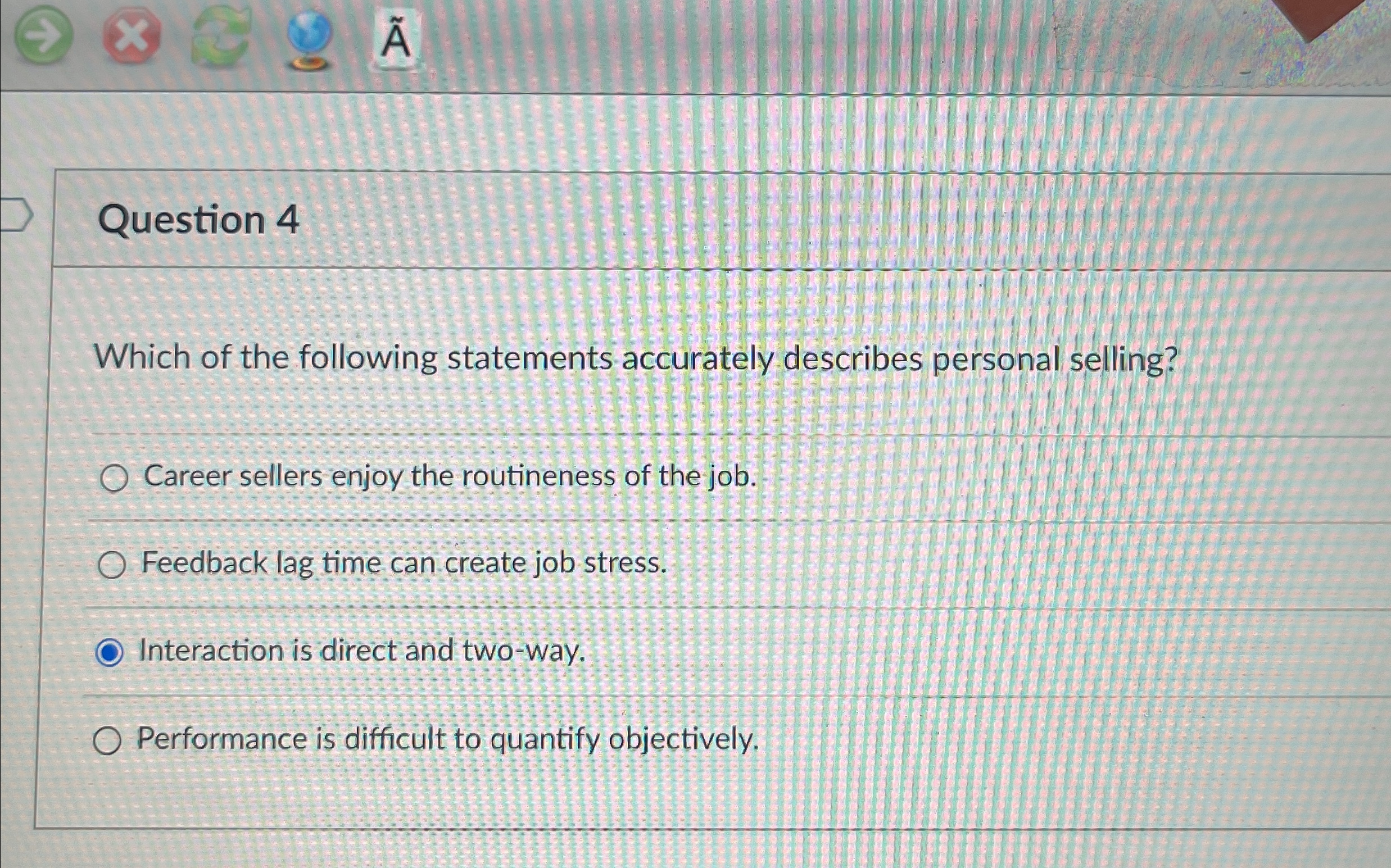 Solved Question 4Which of the following statements | Chegg.com