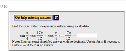 Solved Find the exact value of expression without using a | Chegg.com